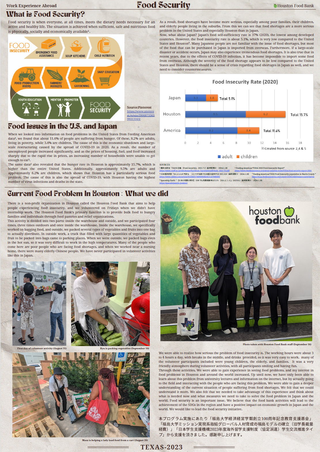 Work Experience Abroad 2023 poster